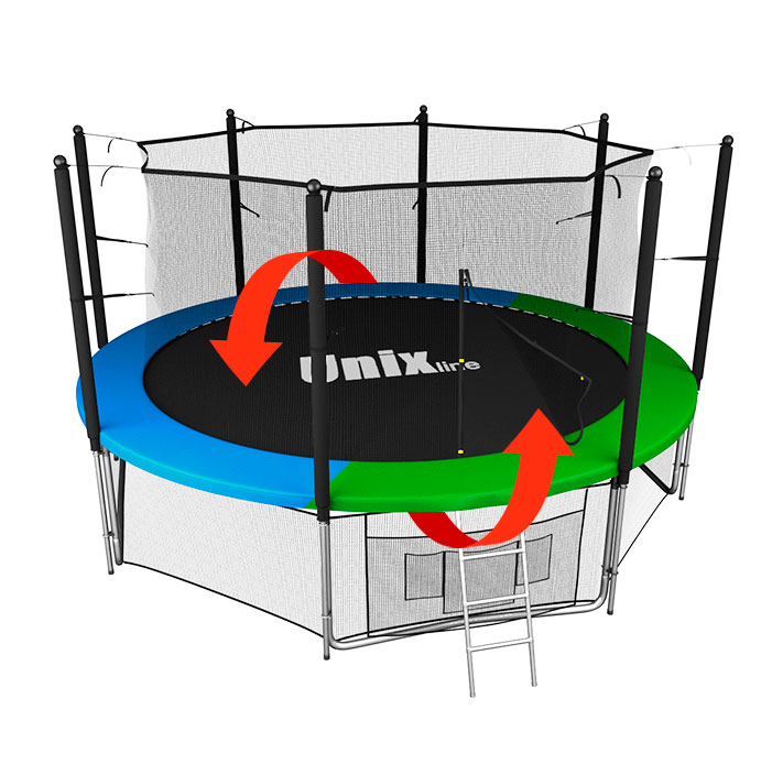 Батут UNIX line Classic 10 ft (inside) - купить в Москве за 21890 руб ...