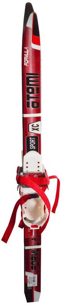 Лыжный комплект для детей Atemi Formula STEP red, рост, 90, крепление ...