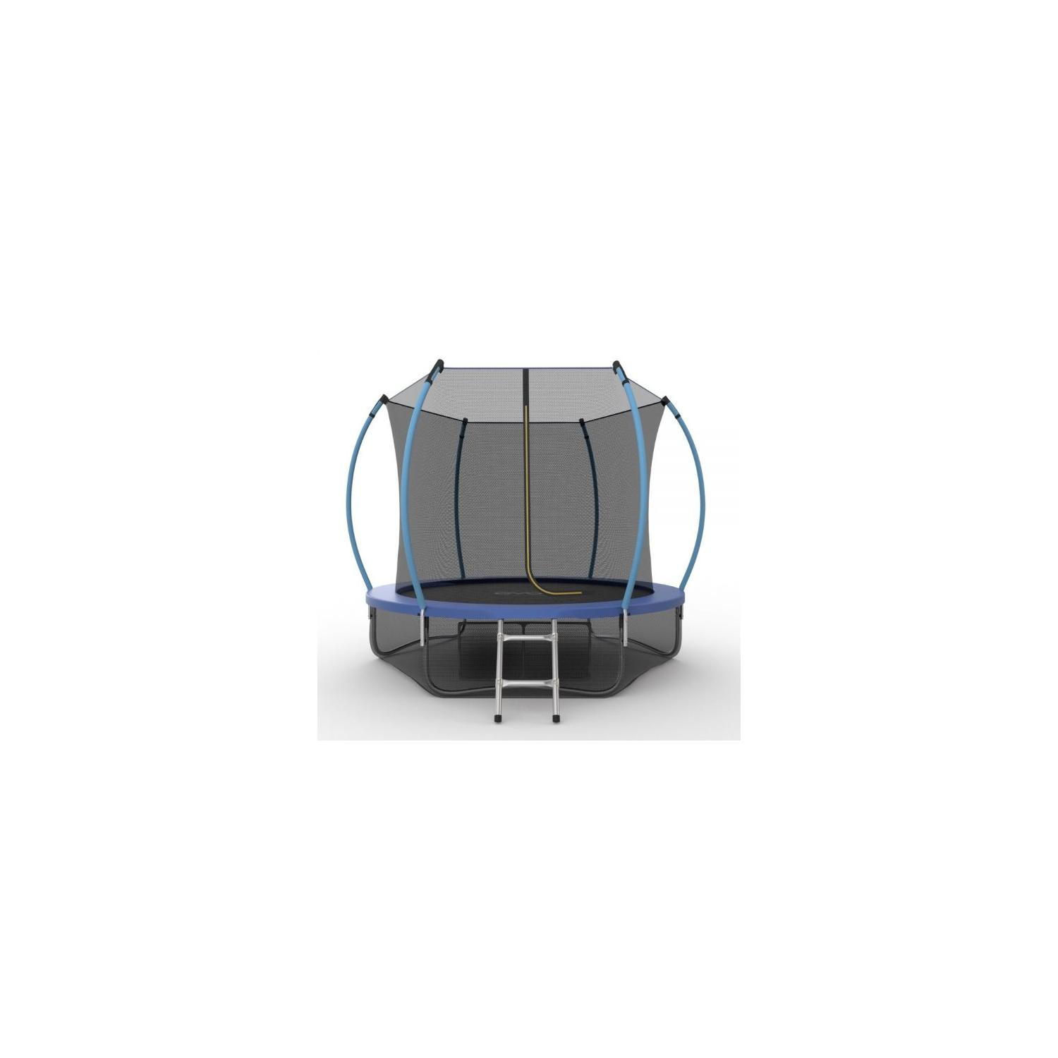 Батут с внутренней сеткой и лестницей EVO JUMP Internal 8ft (Blue ...